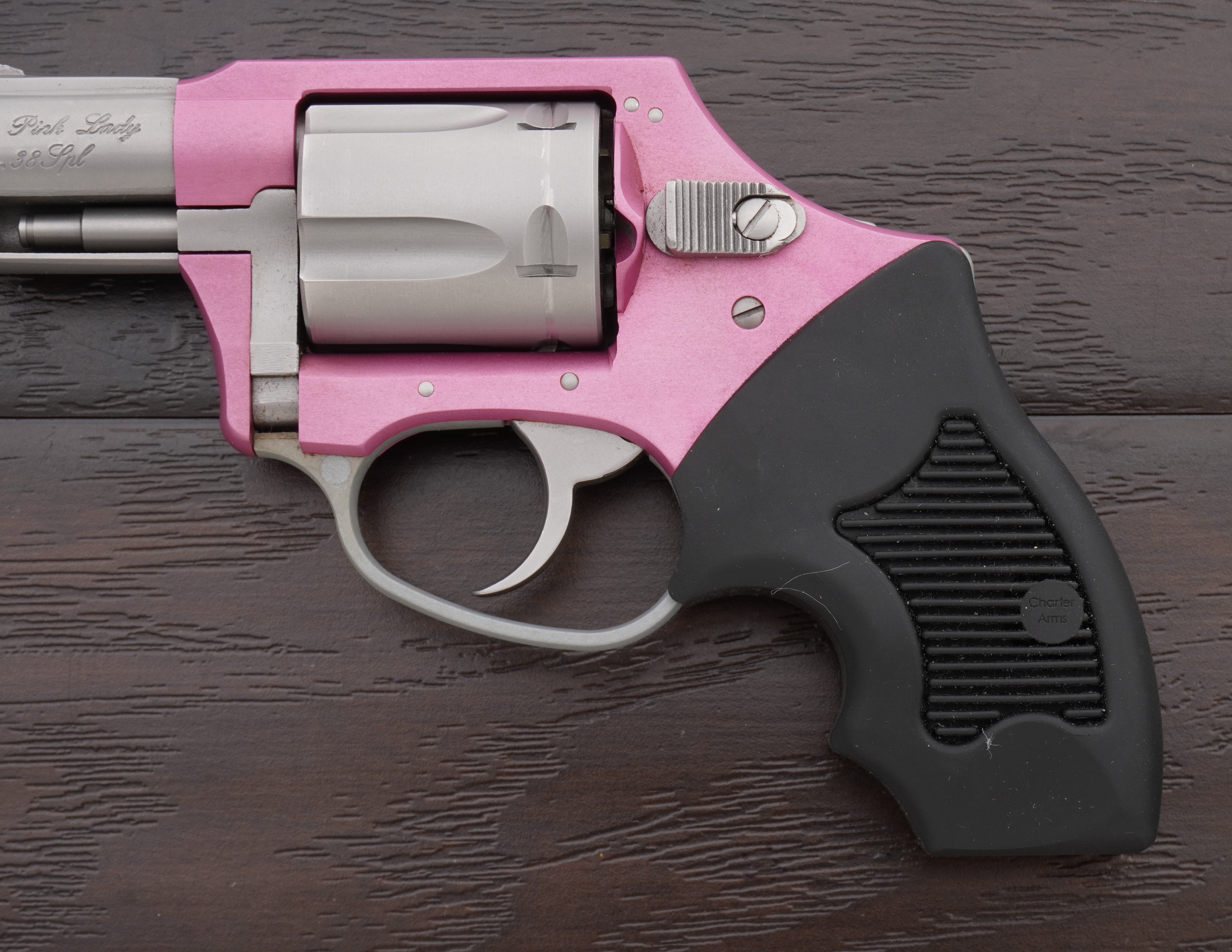 Charter Arms Pink Lady Revolver .38 Special, 2” Barrel, Pink Aluminum ...