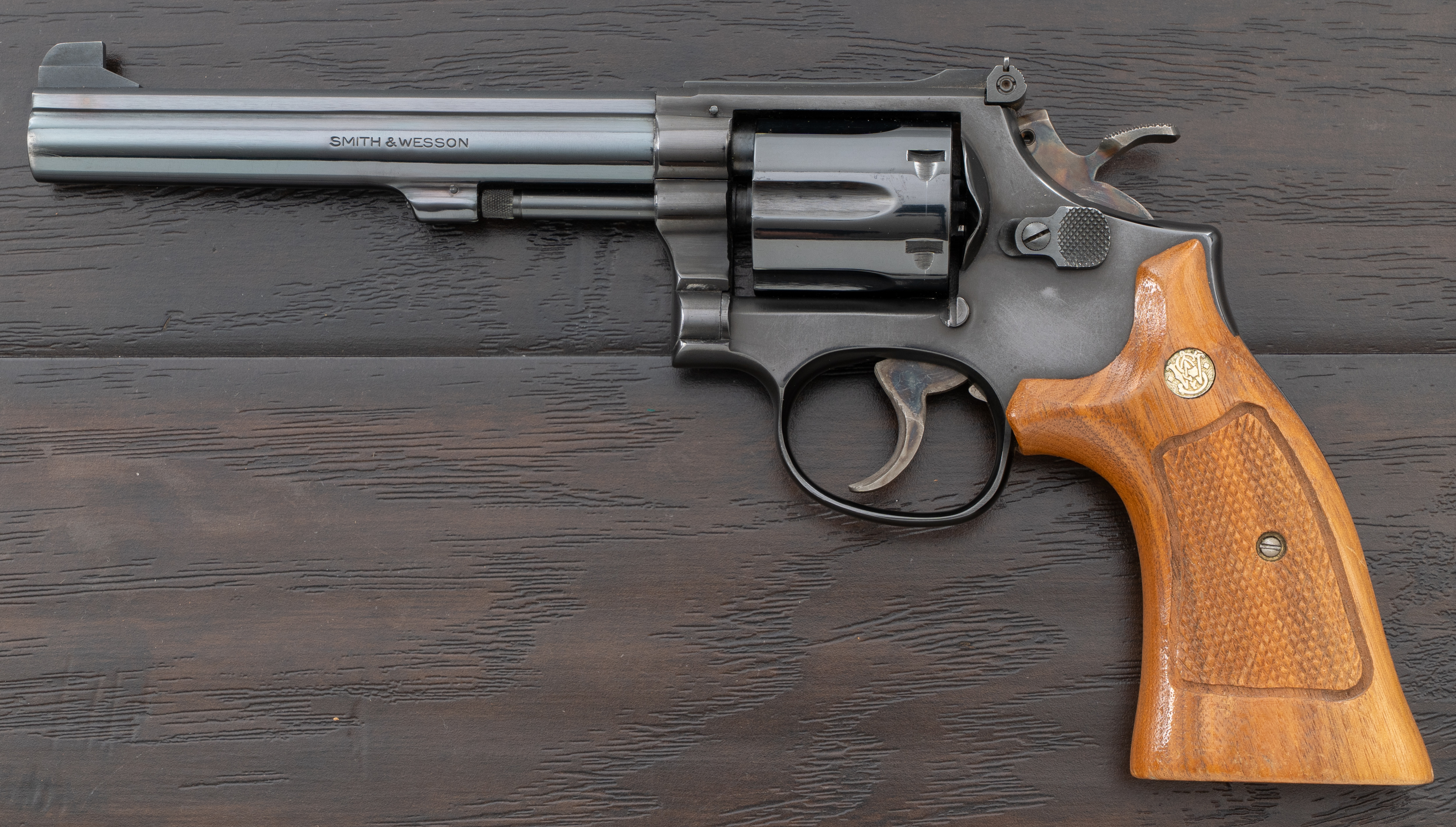 Smith & Wesson Model 14-4 Revolver, .38 Special, 6” Barrel, Mfg. 1980 ...