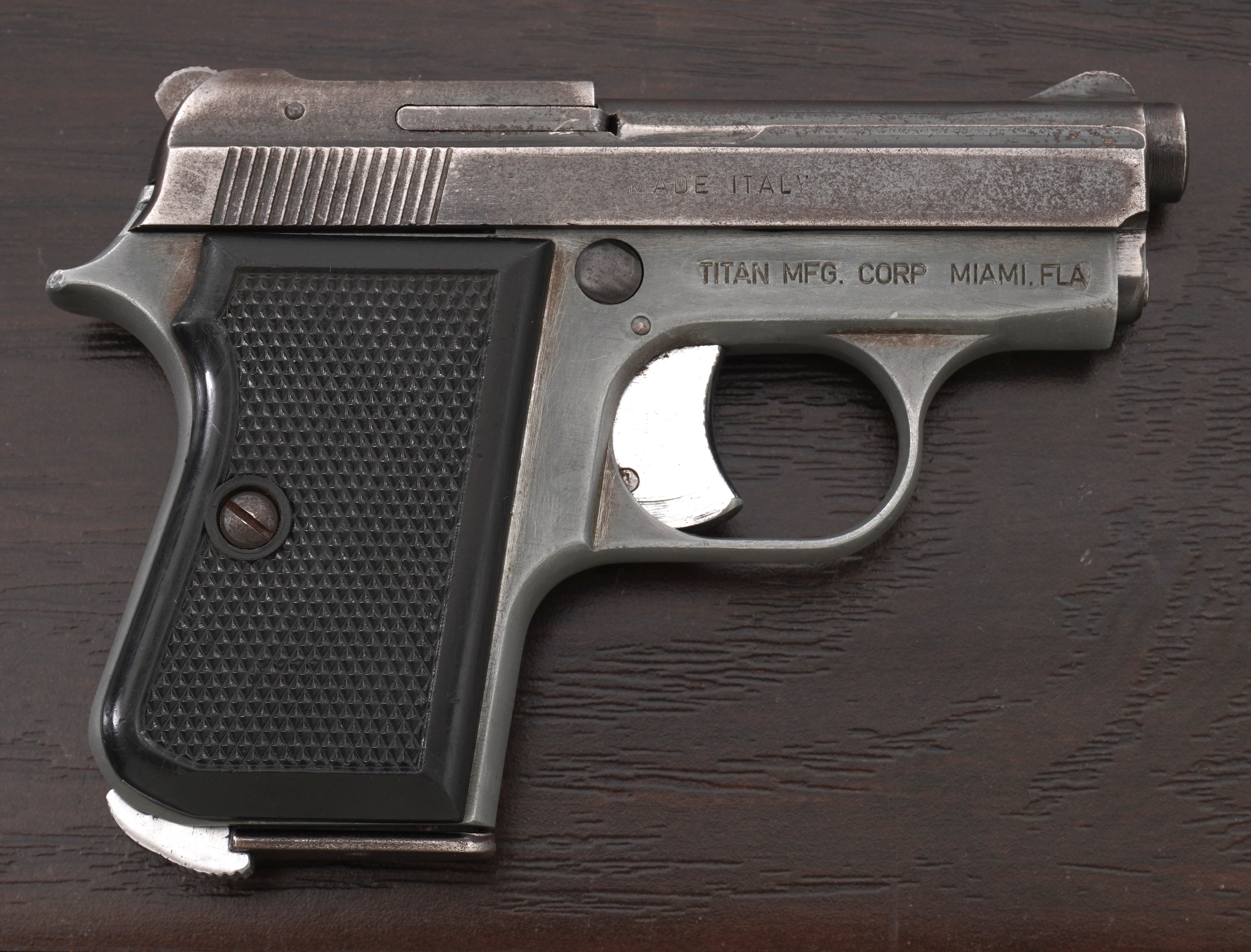 FIE Titan Pistol, .25 ACP, Two-Tone, 2.5” Barrel, CA OK PPT - Semi Auto ...