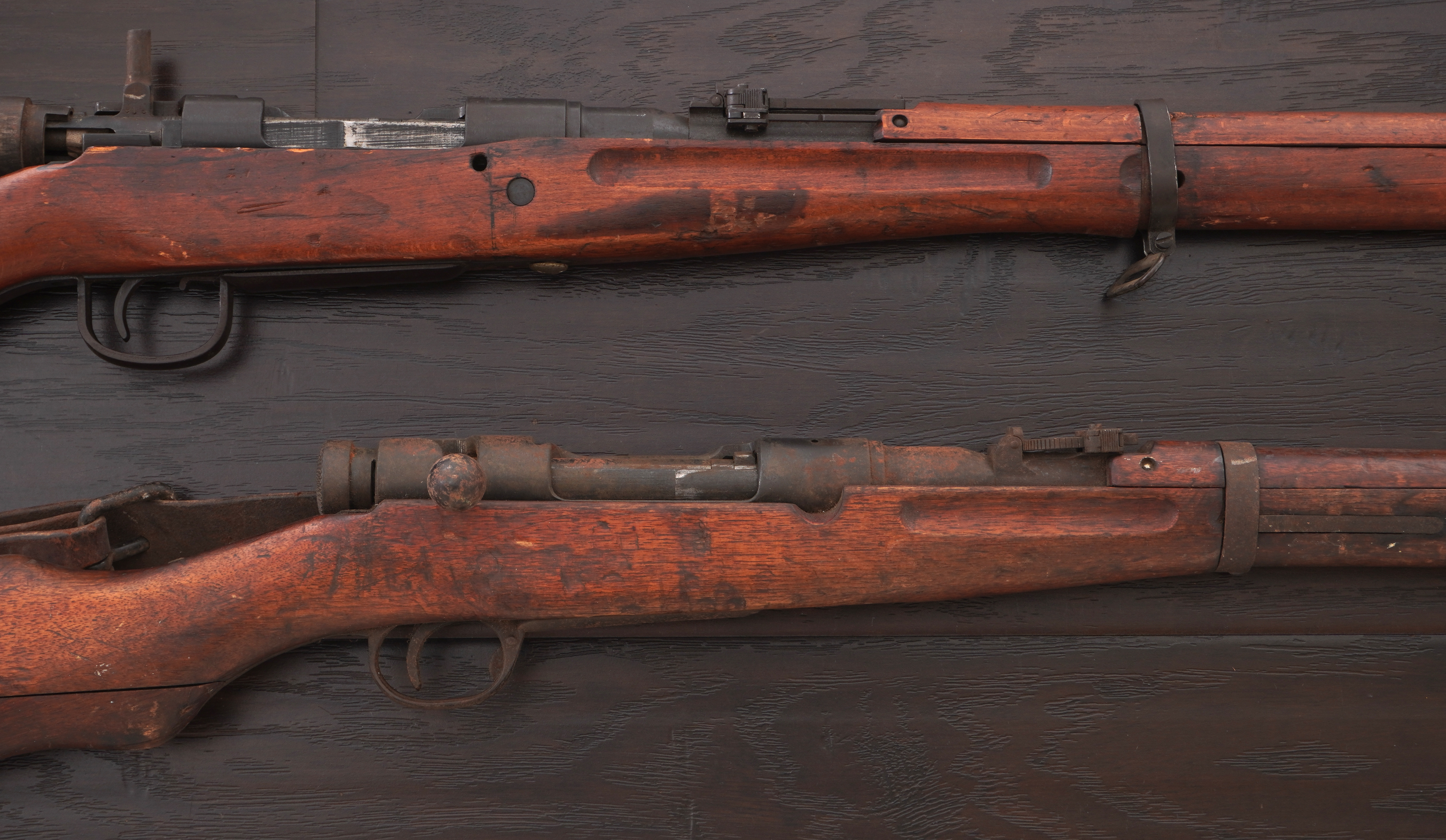 Lot of Two (2) Japanese Arisaka Bolt Action Rifles Type 38 and Type 99 ...